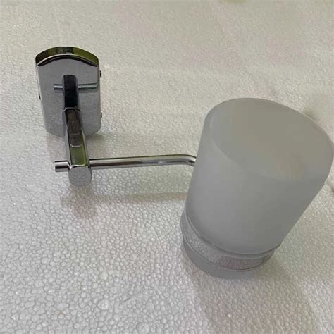 White And Silver Glass Ss Toothbrush Holder For Bathroom Number Of Holder 1 At Rs 299piece
