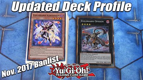 Yu Gi Oh Crazy Deck Idea Evilswarm Deck Profile November 2017 Banlist