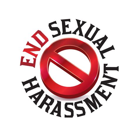 Sexual Harassment Warning Sign Symbol Illustration 16799088 Vector Art At Vecteezy