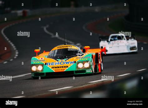 Parade Vainqueurs Des 24 Heures Du Mans Mazda 787B During The Le Mans