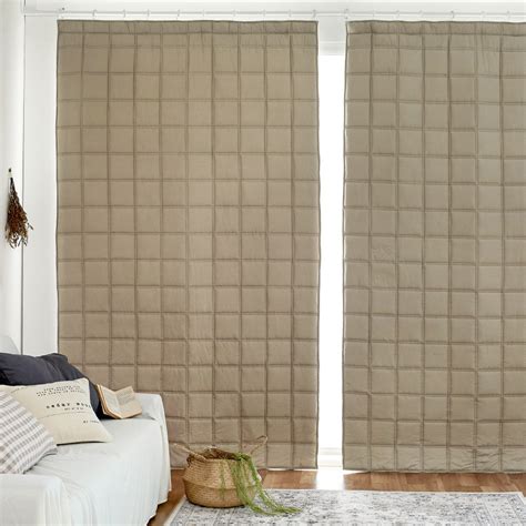 쁘리엘르 쁘리엘르 누빔 3중 방한커튼 방풍 거실커튼 바람막이 겨울용 암막커튼 위시버킷