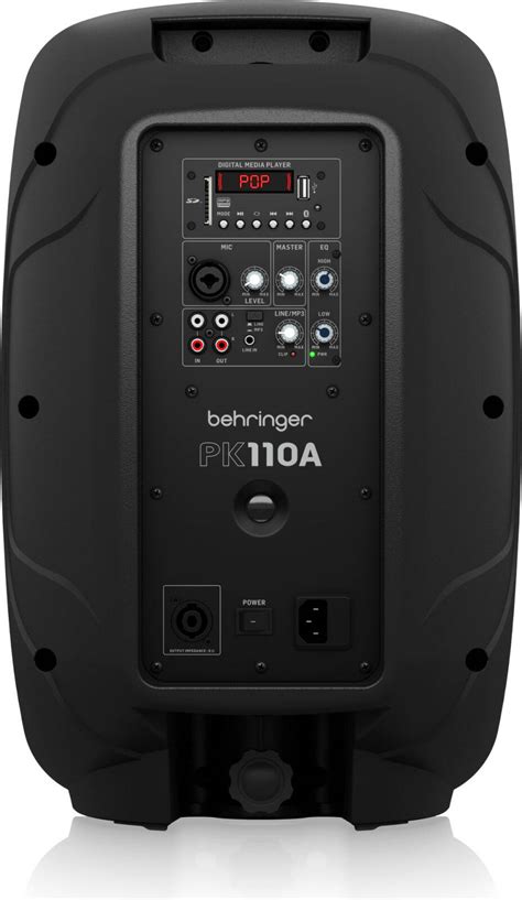 Behringer Pk110a Active 320 Watt 10 Pa Speaker System With Built In