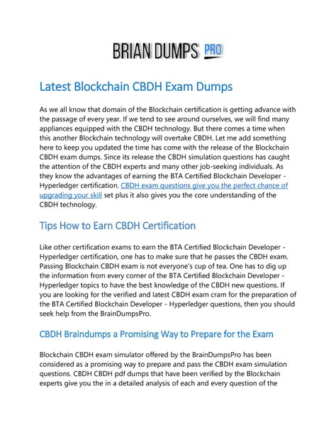 CBDH Exam Cram Best Way Pass CBDH Exam In Your First Try Pdf DocDroid