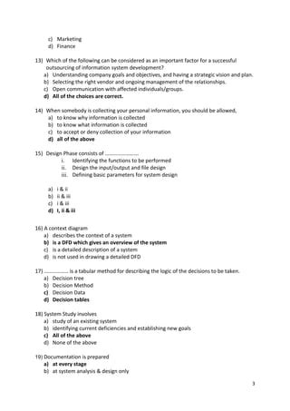 Sad Sample Paper Mcq Answers PDF