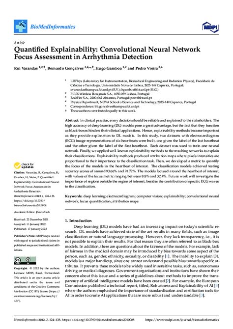 Pdf Quantified Explainability Convolutional Neural Network Focus