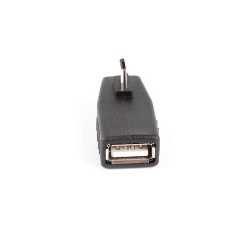 USB A Female To Micro USB Pin Male Side Right Angled Adapter Connector Host OTG Extend