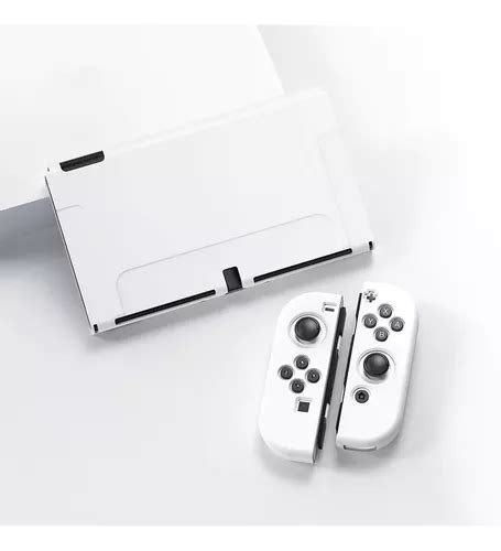 Capa Case Tpu Macio Transparente Proteção Joycon Switch Oled Frete grátis