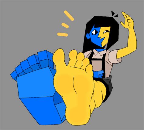 Rule 34 2025 5 Toes Alternative Version Black Hair Blue Skin Clothed