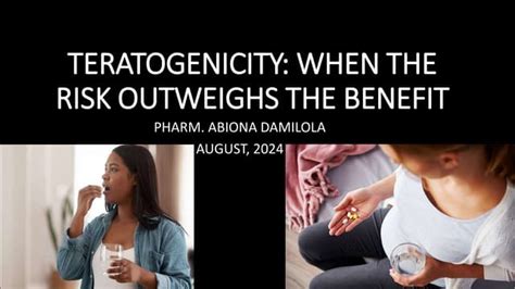 Teratogenicity Seminar Lecture Note Pdfpdf
