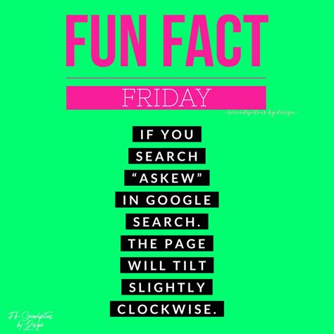 Friday Facts Fun Fact Friday Good Friday Happy Friday Interactive