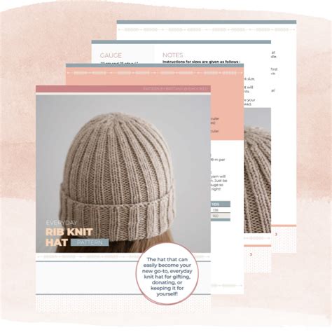 How To Make A Ribbed Knit Hat For New Knitters In 2025