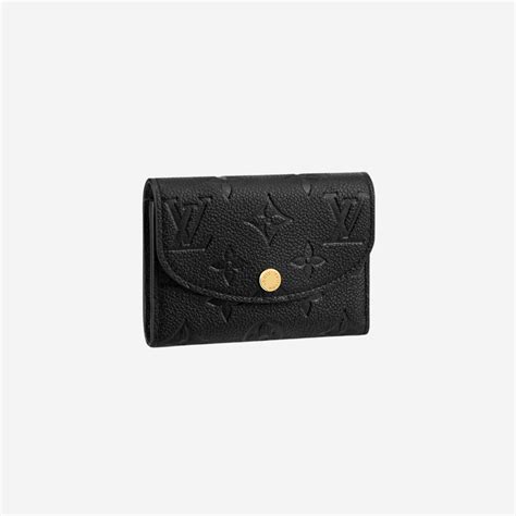 루이비통 로잘리 코인 퍼스 모노그램 블랙 Louis Vuitton KREAM