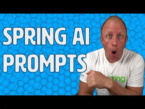 Free Video Working With Prompts In Spring Ai Effectively Communicating With Llms From Dan