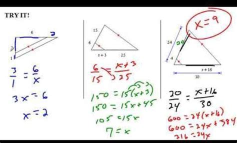 Side Splitter Theorem Instructional Video For 9th 12th Grade Lesson Planet