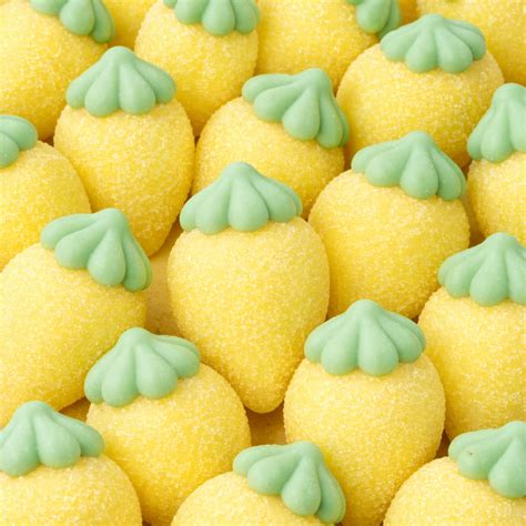 Giant Sour Lemon Mallows Poppin Candy