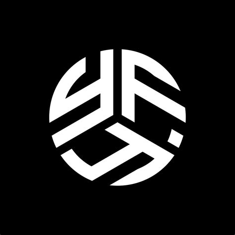 Yfy Letter Logo Design On Black Background Yfy Creative Initials