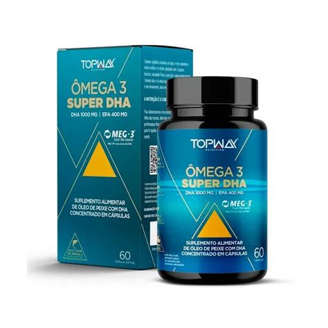 Ômega 3 Super Dha 1000mg Dha 400mg Epa