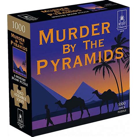 Murder By The Pyramids 1000 Pieces University Games Puzzle Warehouse