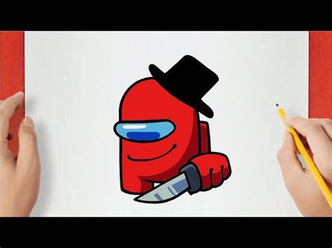 COMO DIBUJAR A RED IMPOSTOR FNF COMO DESENHAR O AMONG US IMPOSTOR FNF