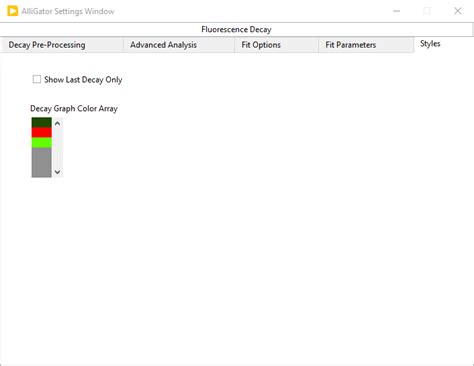 Settings Window — Alligator 1 00 Documentation