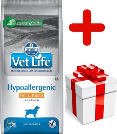 Farmina FARMINA Vet Life Dog Hypoallergenic Fish & Potato 12kg ...