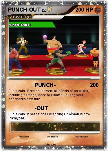 Pokémon Punch Out 5 5 Punch My Pokemon Card
