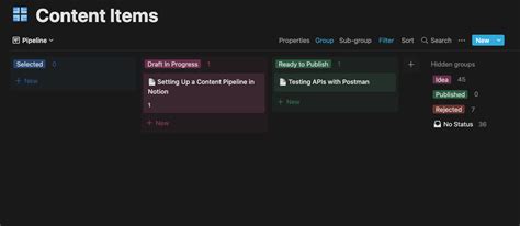 Setting Up A Content Pipeline In Notion Brian Morrison Ii