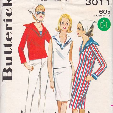 Sailor Pants Pattern Etsy