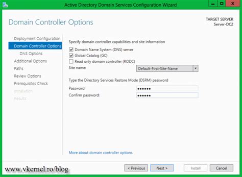 Adding An Additional Windows 2012 Domain Controller In An Existing