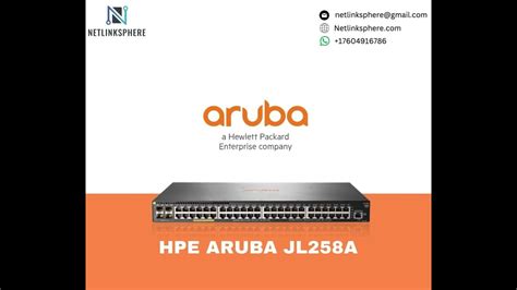 Hpe Aruba Jl258a Youtube