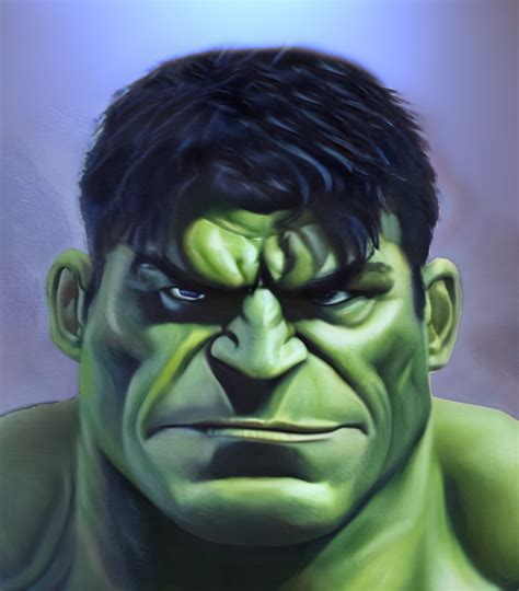 Hulk Portrait By Blathering On Deviantart