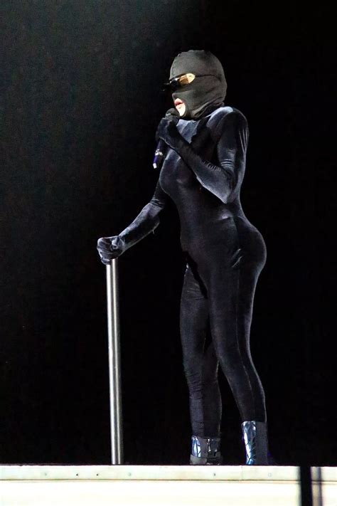 Madonna 65 Shocks Fans As She Wears A Gimp Mask On Stage During