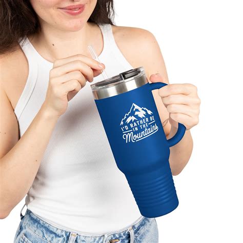 Insulated Travel Mug 40oz Perfect For Adventurers Coffee Lovers