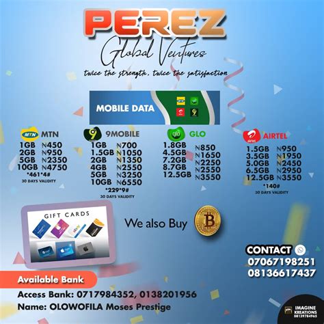 Get Your Data Bundles At Reseller Price Phoneinternet Market Nigeria
