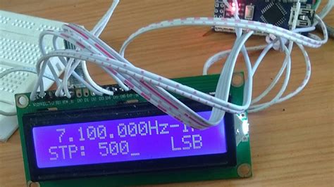 Membuat Vfo Dds Si5351 Arduino Nano Ide Youtube
