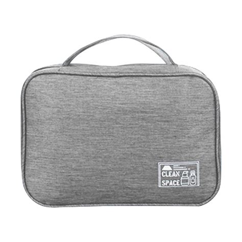 Rkzdsr Large Capacity Hanging Cationic Wash Bag With Dry Wet Separation
