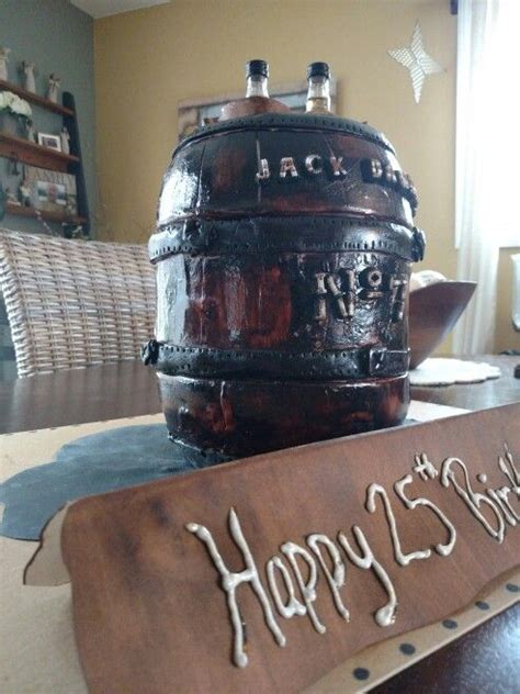 Jack Daniels Barrel Cake Made Out Of Fondant By Yours Truly Barrel