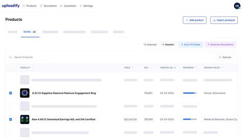 Uploadify Ai Powered Inventory And Ecommerce Manager For Jewelry
