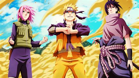 Wallpaper Naruto Sakura Dan Sasuke
