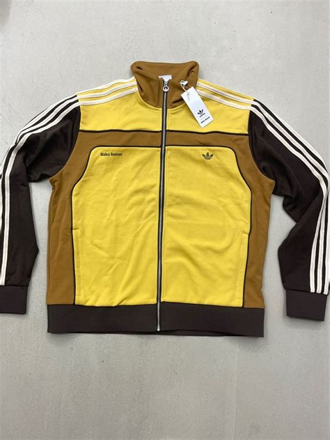 Yellow And Brown Adidas Jacket