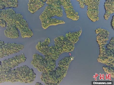 江西新余仙女湖落日 山水交织风景美如画 经济视野网