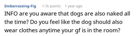 Am I The Jerk For Being Uncomfortable With My GF Being Naked Around