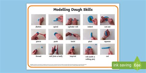 Modelling Dough Skills Mat Twinkl Teacher Made Twinkl