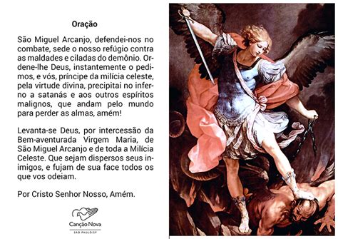 Baixe A Sua Oração à São Miguel Arcanjo Canção Nova São Paulo