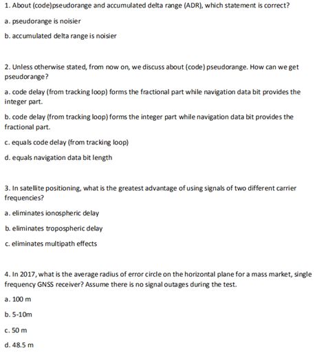 Solved 1 About Codepseudorange And Accumulated Delta