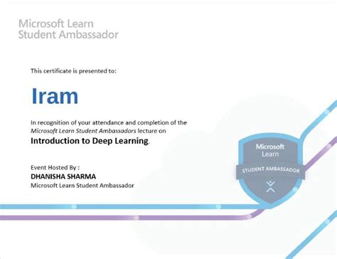Finished Deep Learning Lecture With Microsoft Learn Iram Saba K Posted On The Topic Linkedin