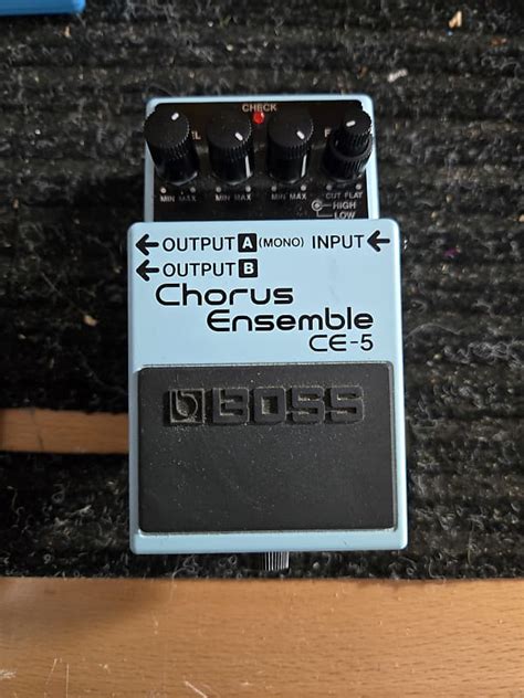 Boss Ce 5 A Chorus Ensemble Dark Gray Label 2001 Present Reverb