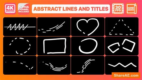Videohive Abstract Lines And Titles Free After Effects Templates After Effects Intro
