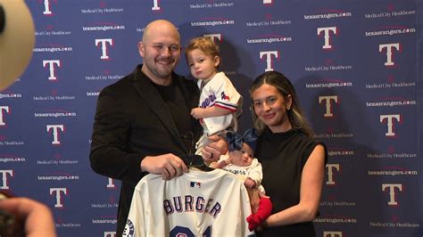 Jake Burger Will Wear No 21 With The Texas Rangers For His Daughter