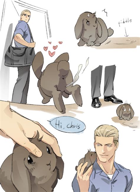 Chris Redfield And Albert Wesker Resident Evil 1 Drawn By Tatsumi